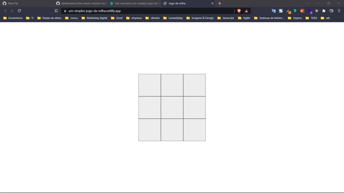 GitHub - jandemasmo/jogo-da-velha: Apenas um joguinho da velha :)